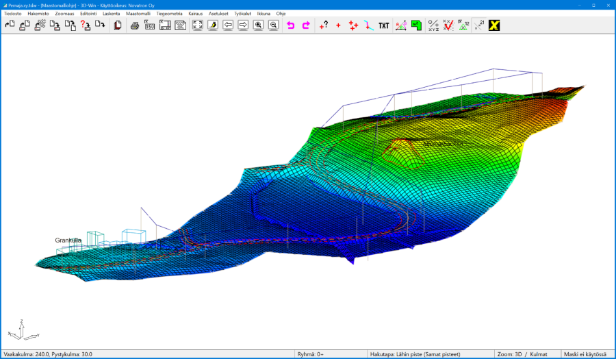 Maastomalli-manuaali
